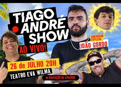Tiago André Show - Convidado especial: João Gordo